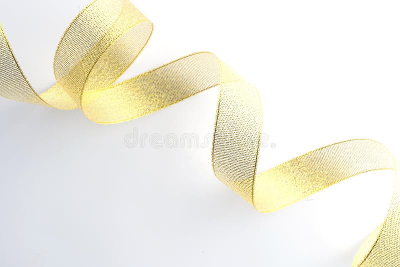 Collection D'or De Ruban D'isolement Image stock - Image du noël ...
