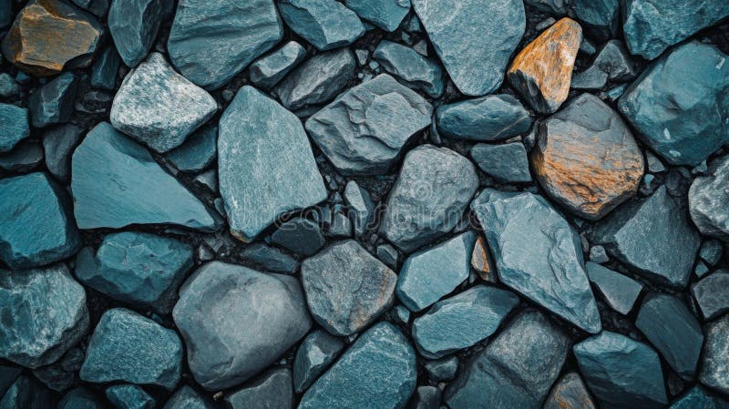 A Collection of Dark Grey and Brown Rocks Stock Illustration ...