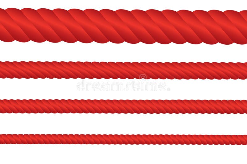 Collection Corde Rouge illustration stock. Illustration du partie ...