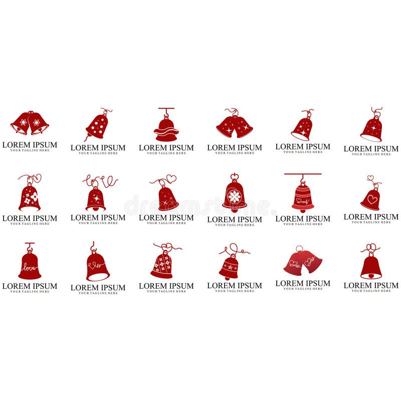 Collection de logos bell illustration de vecteur. Illustration du objet ...