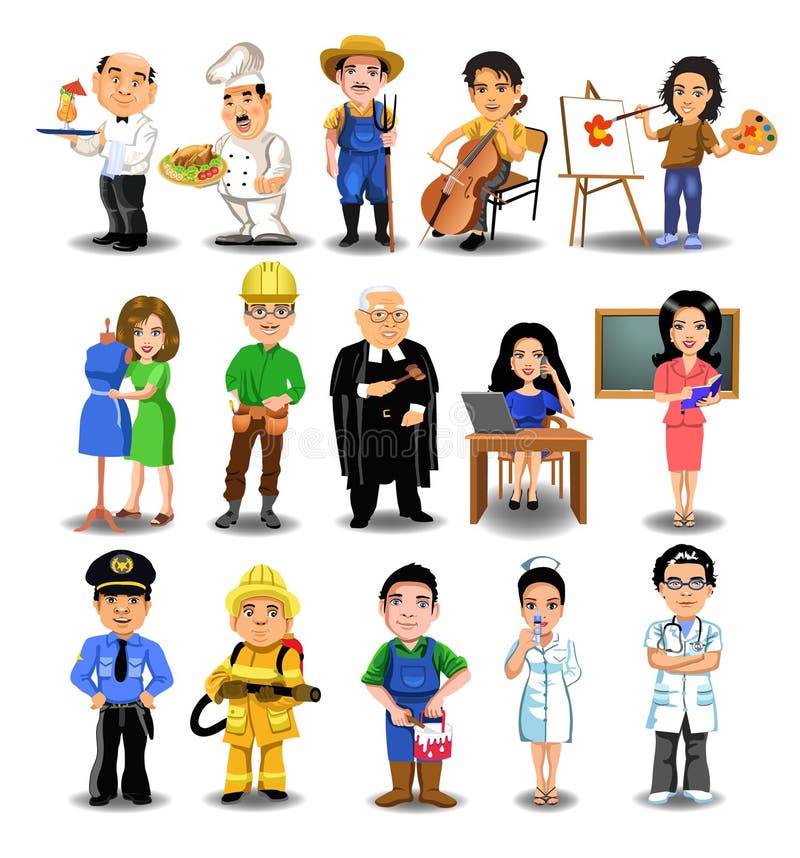 Professions Stock Illustrations, Vecteurs, & Clipart – (24,956 Stock ...