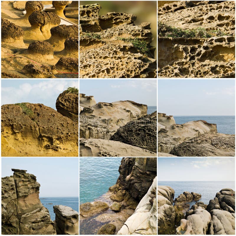 Collection De Roche De Bord De La Mer Photo stock - Image du rieur ...