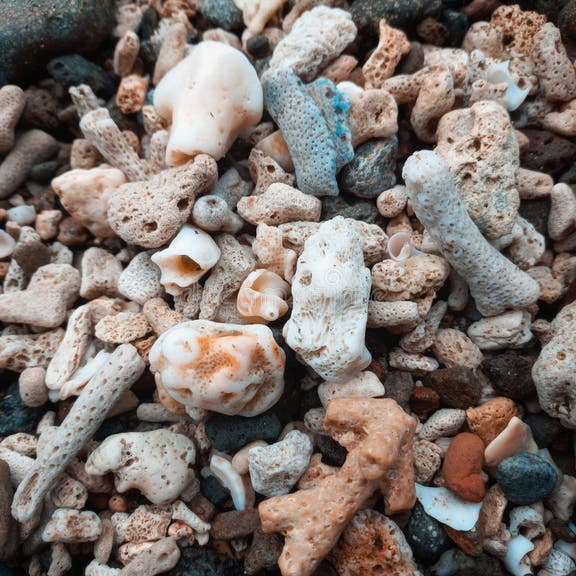 A Collection of Dead Coral Rocks Stock Photo - Image of dead ...