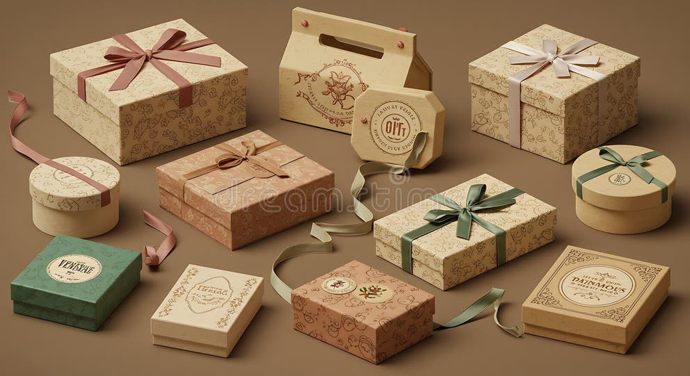 Various Gift Shapes Stock Illustrations – 5,211 Various Gift Shapes ...