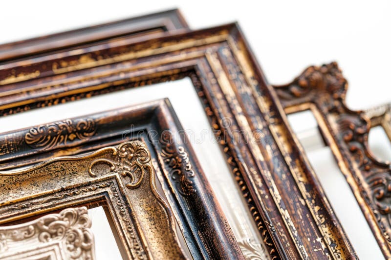 A Collection of Decorative Picture Frames, Ideal for Use in Photography ...