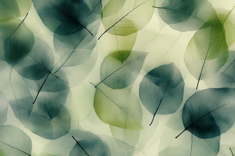 A Collection of Delicate Green and Translucent Leaves Arranged Artfully ...