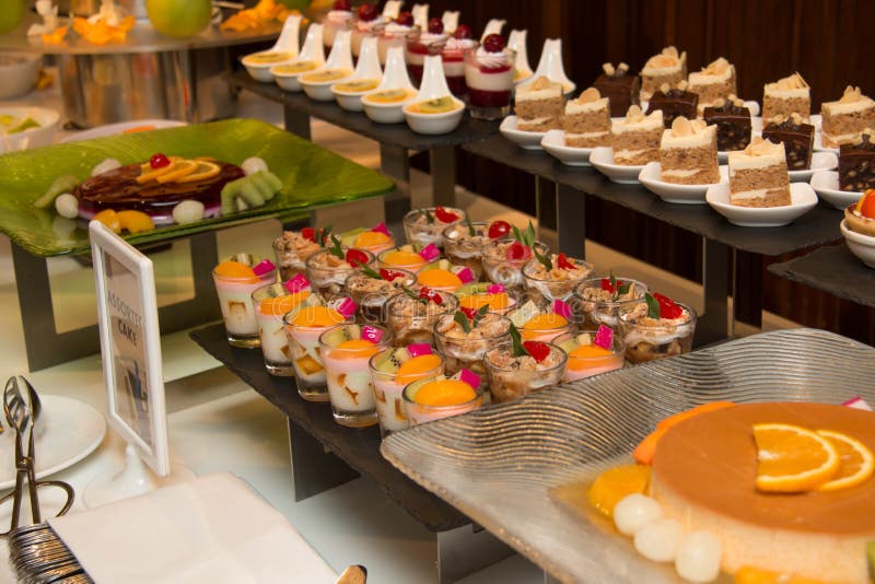 Collection of Delicious Assorted Mini Dessert Stock Image - Image of ...