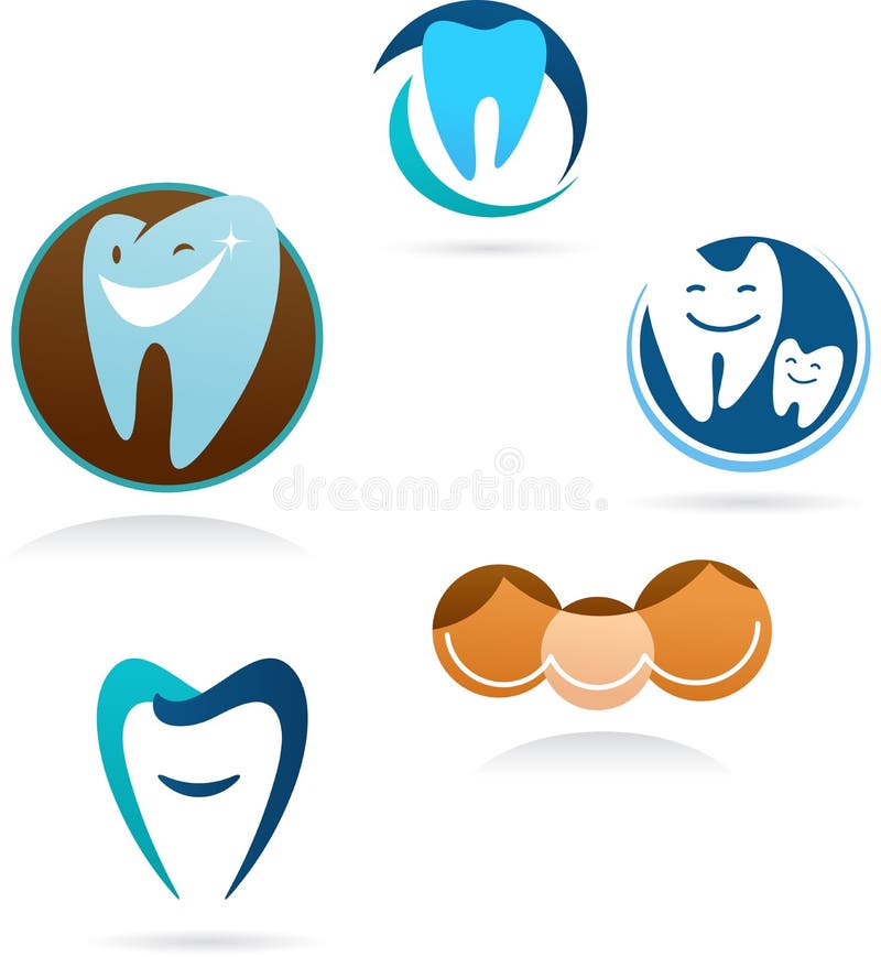 Dental Clinic Logo stock vector. Illustration of icons - 100386273