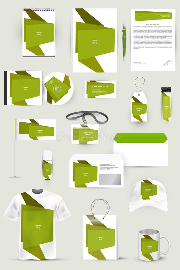 Collection of Design Elements for Corporate Identity Business ...