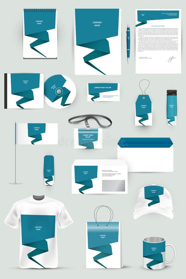 Collection of Design Elements for Corporate Identity Business ...
