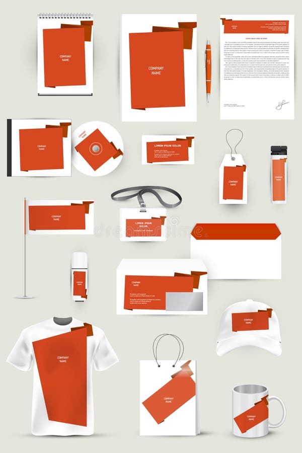 Collection of Design Elements for Corporate Identity Business ...