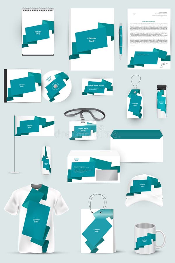 Collection of Design Elements for Corporate Identity Business ...