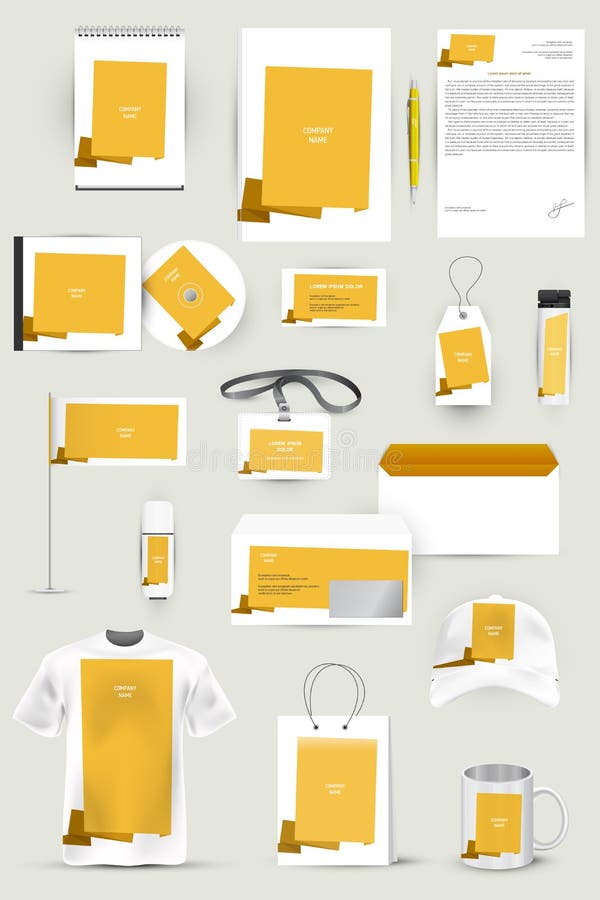 Collection of Design Elements for Corporate Identity Business ...