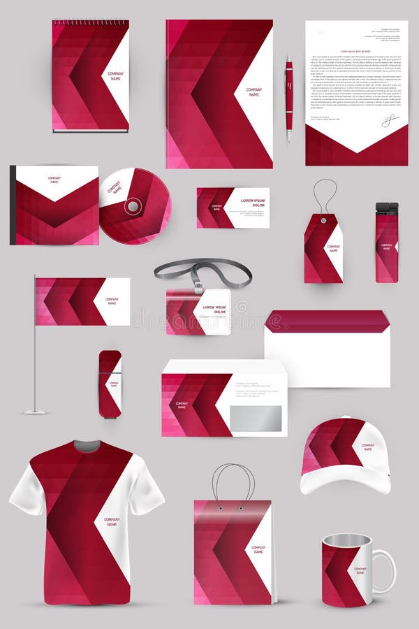Collection of Design Elements for Corporate Identity Business ...