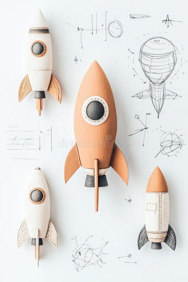 Collection of Detailed Spacecraft Models Arranged with Technical ...