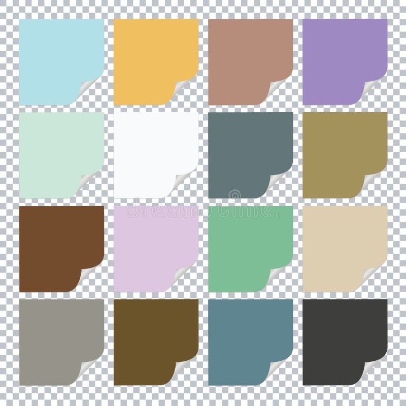 Paper Banners on Transparent Background Stock Vector - Illustration of ...