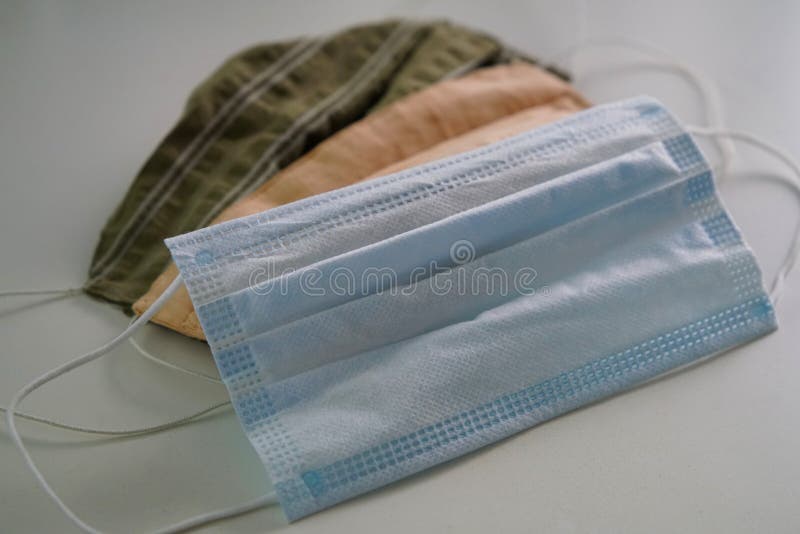 Collection of Different Face Masks Stock Photo - Image of face, mouth ...