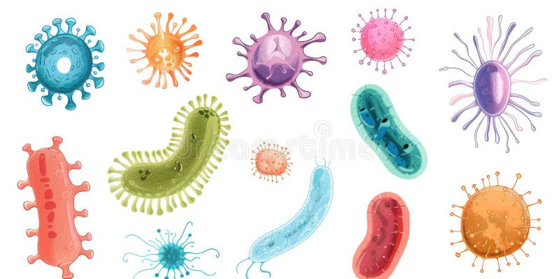 A Collection of Different Germs, Suitable for Medical or Scientific ...