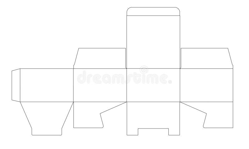 Packaging Template Vector stock vector. Illustration of blank - 127202498