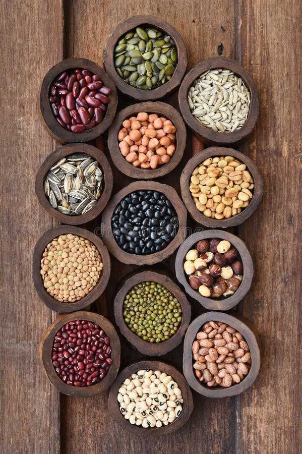 Collection of Different Legumes Stock Image - Image of healthy, beans ...