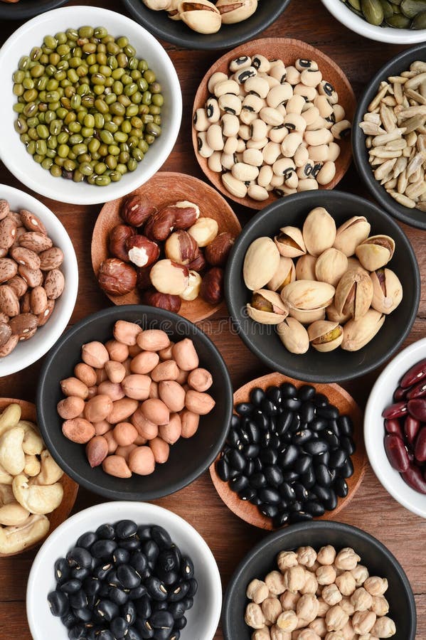 Collection of Different Legumes Stock Photo - Image of beans, pile ...