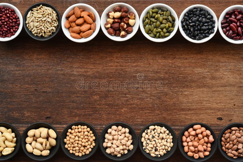 Collection of Different Legumes Stock Image - Image of assortment ...