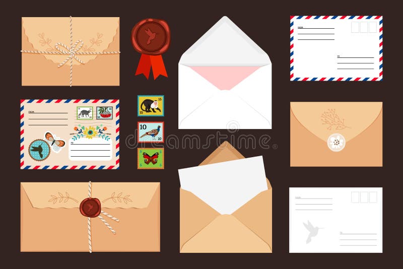 Cute Envelopes Stock Illustrations – 1,502 Cute Envelopes Stock ...