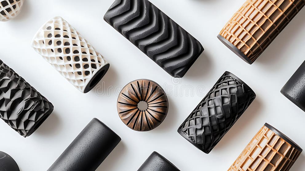 A Collection of Different Shaped Objects, Some of Which are Black and ...