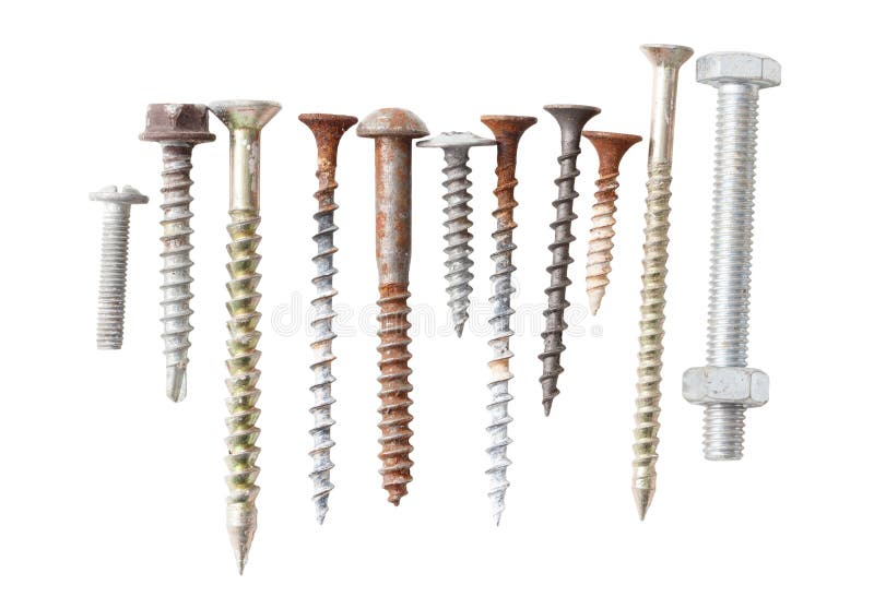 Different Sized Screws Stock Illustrations – 6 Different Sized Screws ...