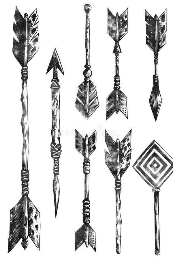 A Collection of Different Types of Arrows. Ideal for Design Projects ...