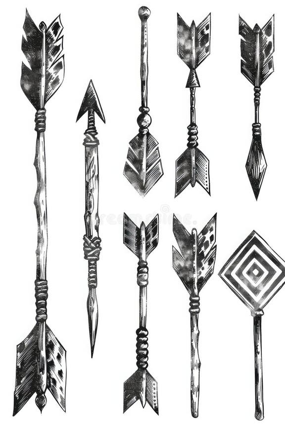 A Collection of Different Types of Arrows. Ideal for Design Projects ...