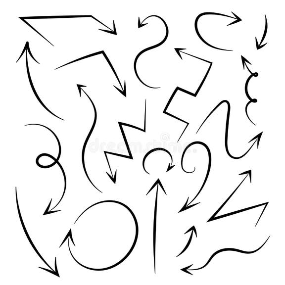 Different Types Arrows Stock Illustrations – 550 Different Types Arrows ...