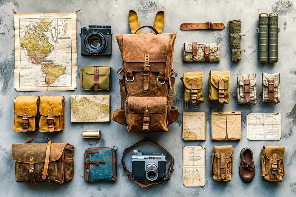 Collection of Different Types of Bags Cases and Straps are Displayed on ...