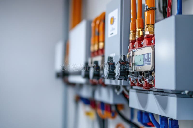 A Collection of Different Types of Electrical Equipment Stock Photo ...