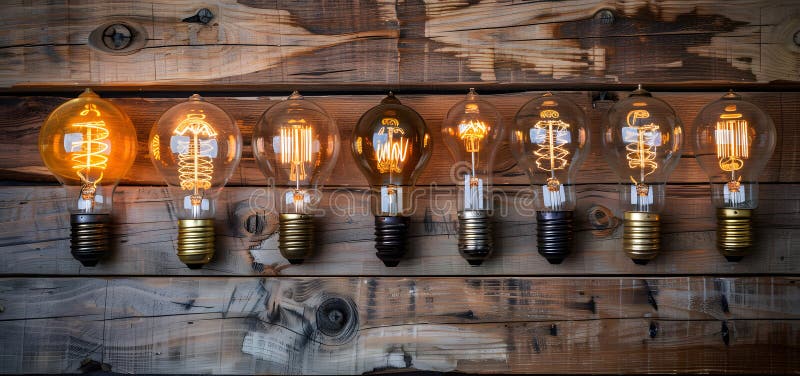 A Collection of Different Types of Light Bulbs High Quality Photo Stock ...