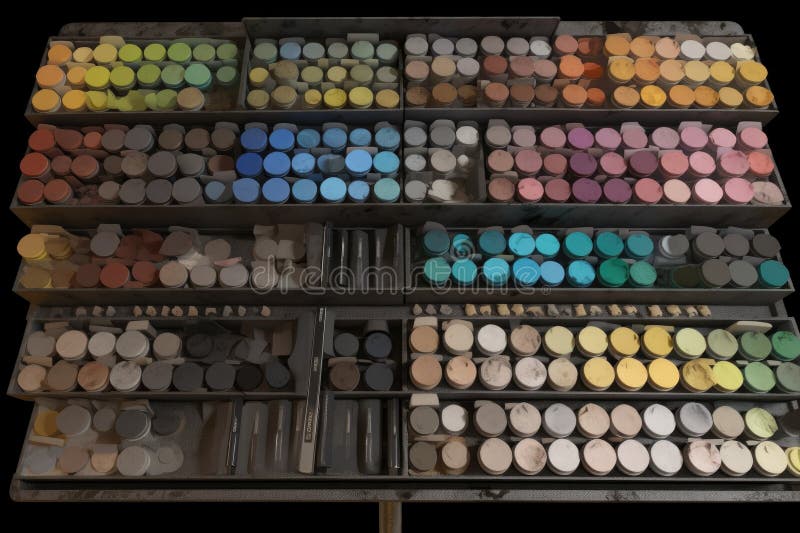 A Collection of Different Types of Palettes, Each with Their Own Color ...