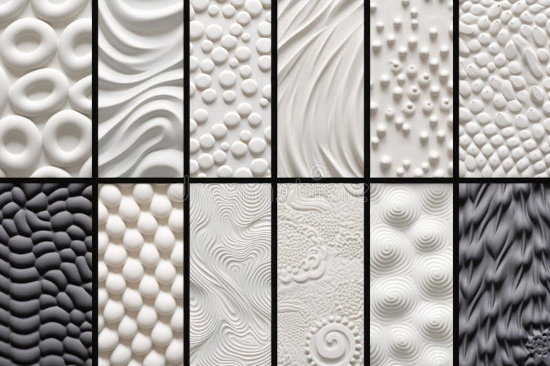 A Collection of Different Types of Wall Tiles. Perfect for Interior ...