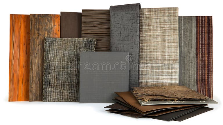 A Collection of Different Wood and Fabric Textures Stock Photo - Image ...