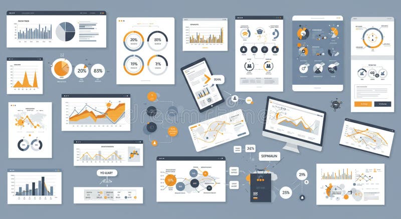 A Collection of Digital Data Visualizations on Multiple Screens ...