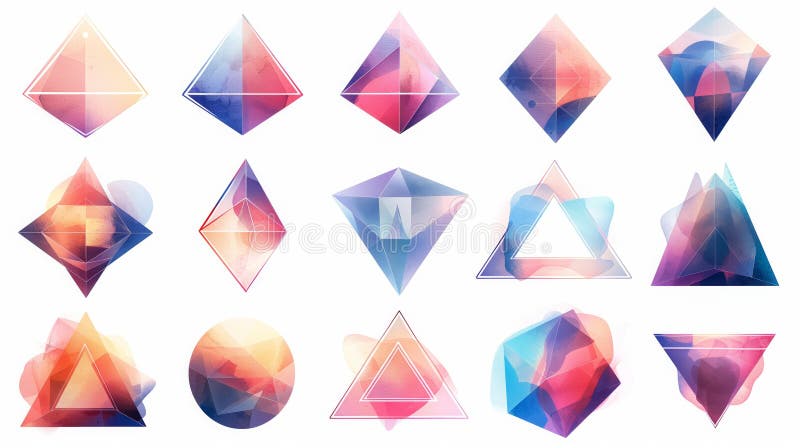 Collection of Diverse Diamonds Displaying Different Shapes and Sizes ...