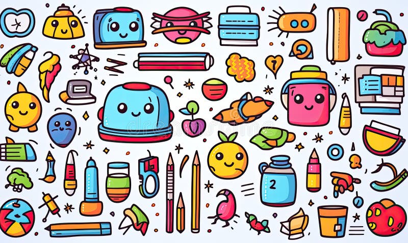 A Bunch of Different Things that are in the Shape of a Square Stock ...