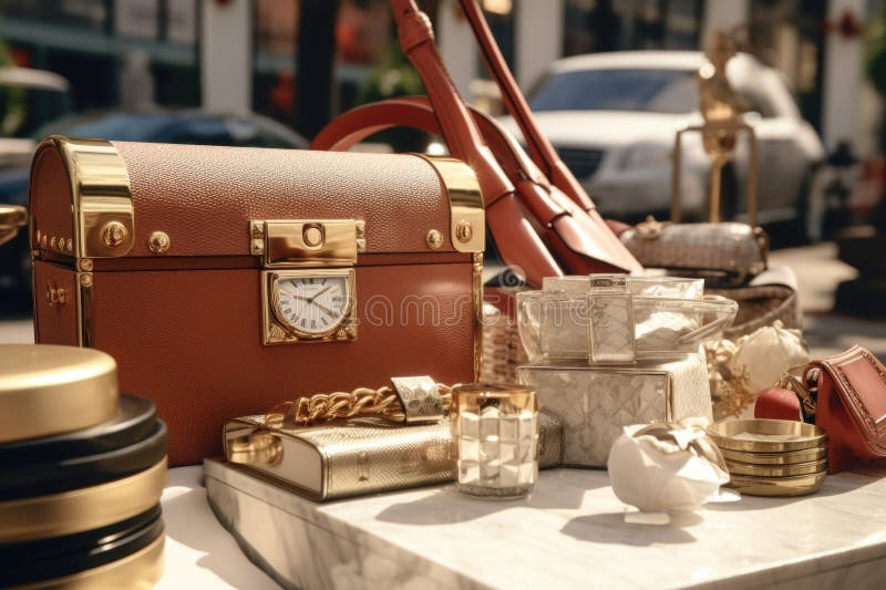 Collection Diverse Objects Table Suitable Various Concepts Stock Photos ...