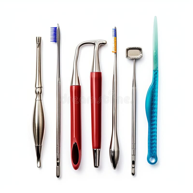Collection of Diverse Toothbrushes Including Metal, Plastic, and ...