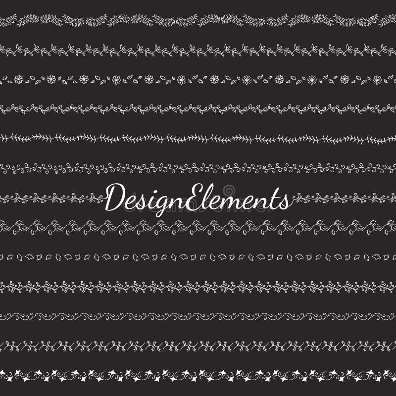 Collection of Divider Design Element Vectors Stock Vector ...