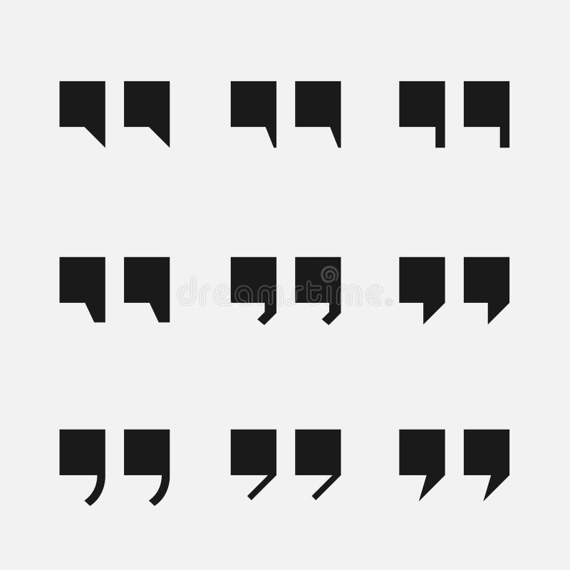 Collection of Double Inverted Comma Background for Web Comment or Talk ...