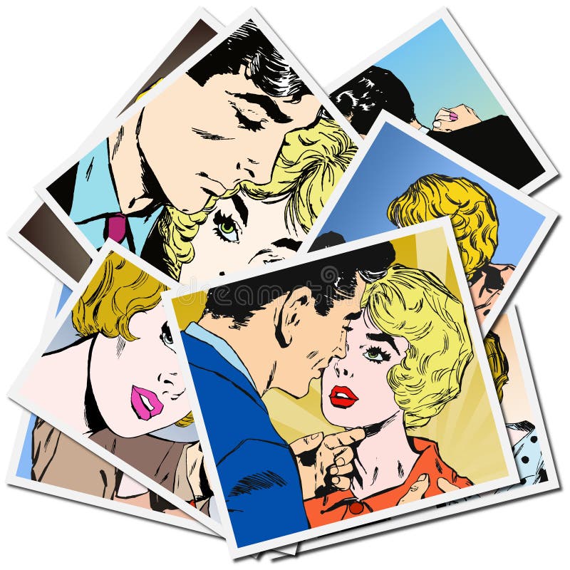 Collection Drawings Couples Stock Illustrations – 37 Collection ...