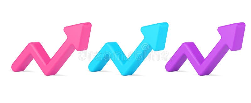 Collection Dynamic Up Direction Pointer Arrow for Business Graphic ...