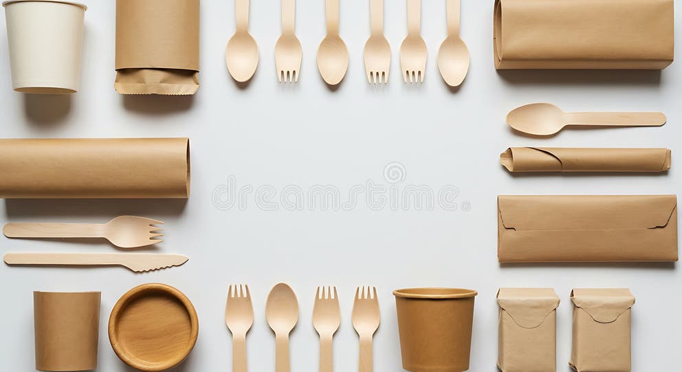 A Collection of Eco-friendly, Biodegradable Tableware and Packaging ...
