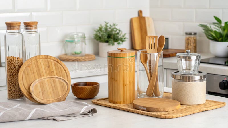 Collection of Eco Friendly Kitchen Tools Made from Natural and ...