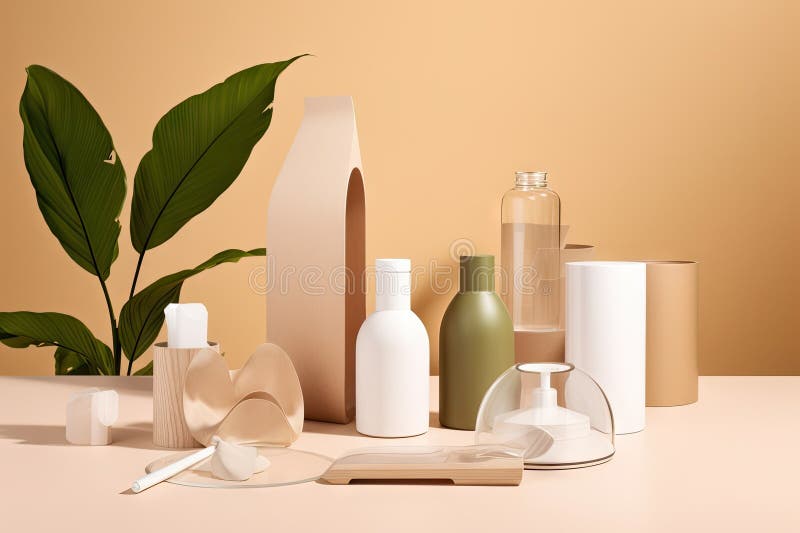 Collection of Eco-friendly Products in Sleek, Minimalist Packaging ...